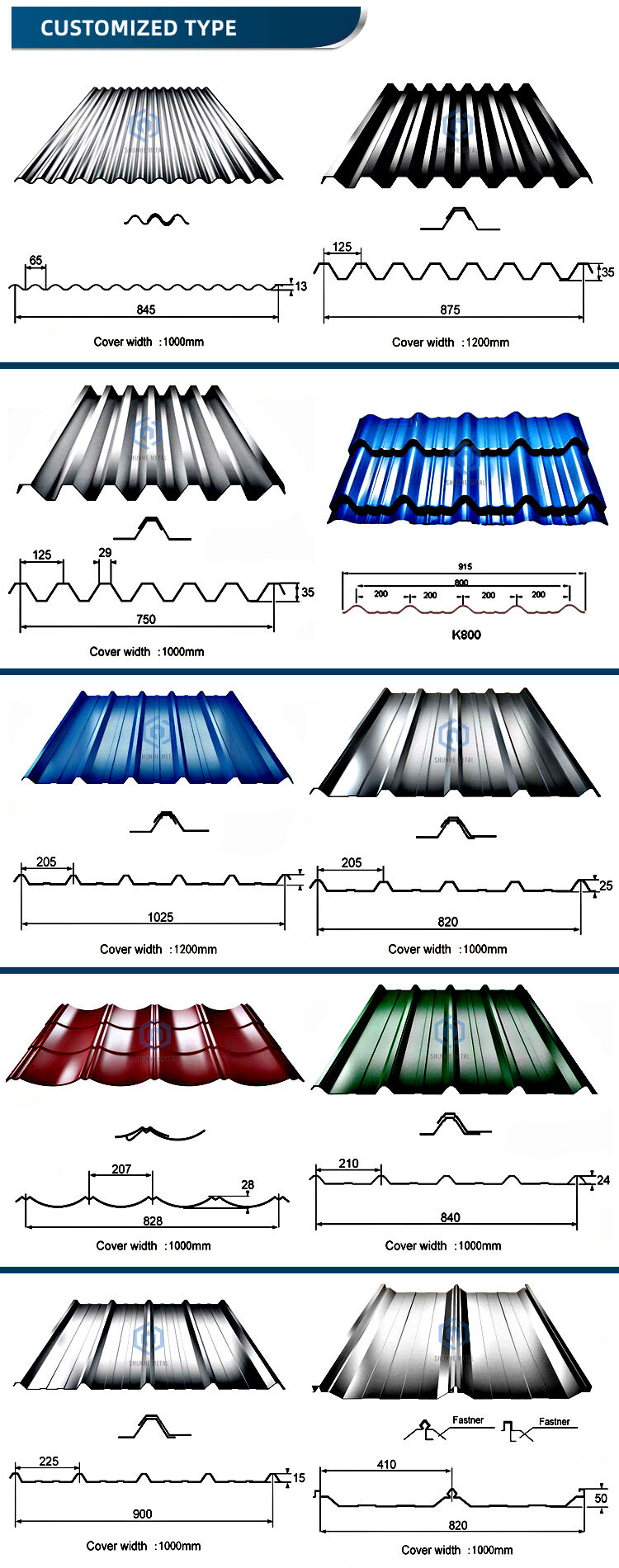 Galvanized Corrugated Sheet-Shandong Shunhe Metal Product CO.,LTD